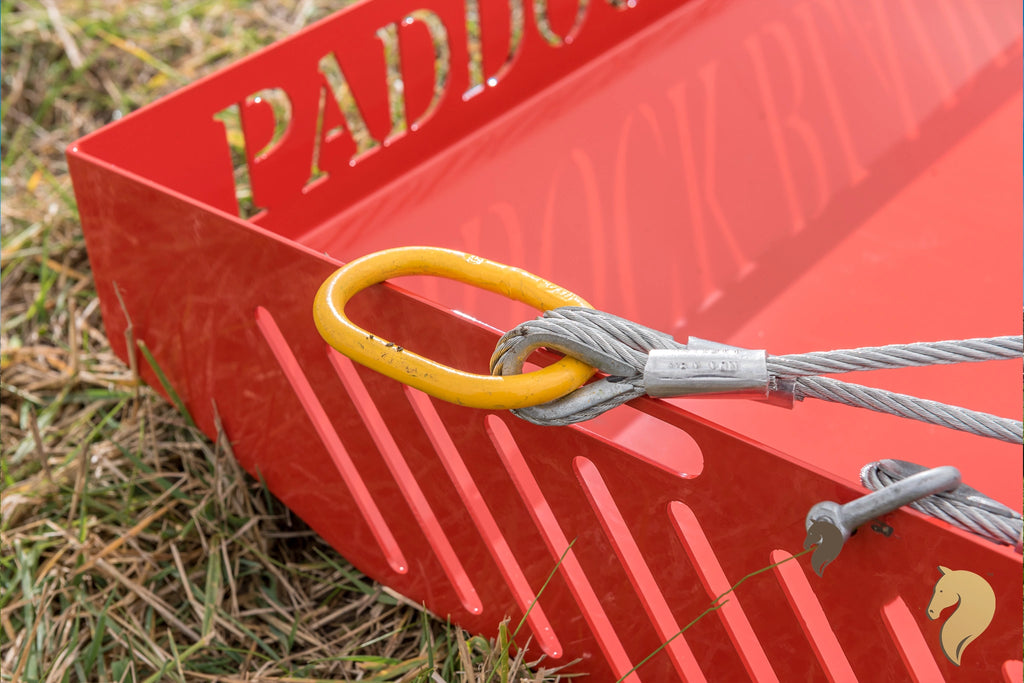 Paddock Blade Horse Manure Collector in Cherry Red | Premium Australia ...